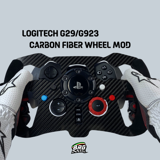 Logitech G29/G923 Carbon Fiber F1 Open Wheel Mod