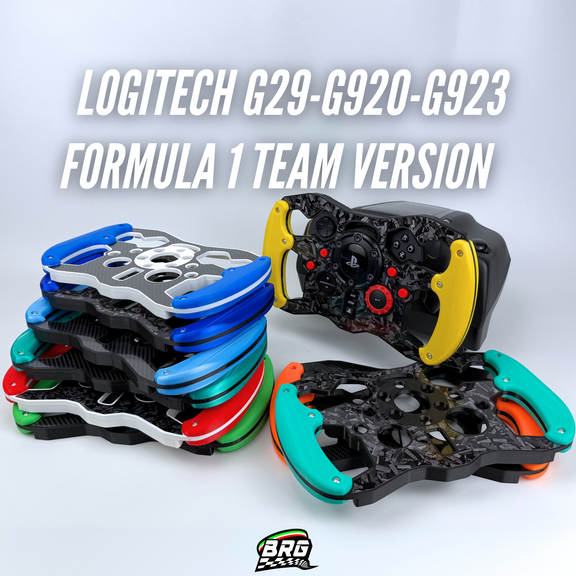 Logitech G29-G920-G923 Open Wheel Mod F1 Team Version