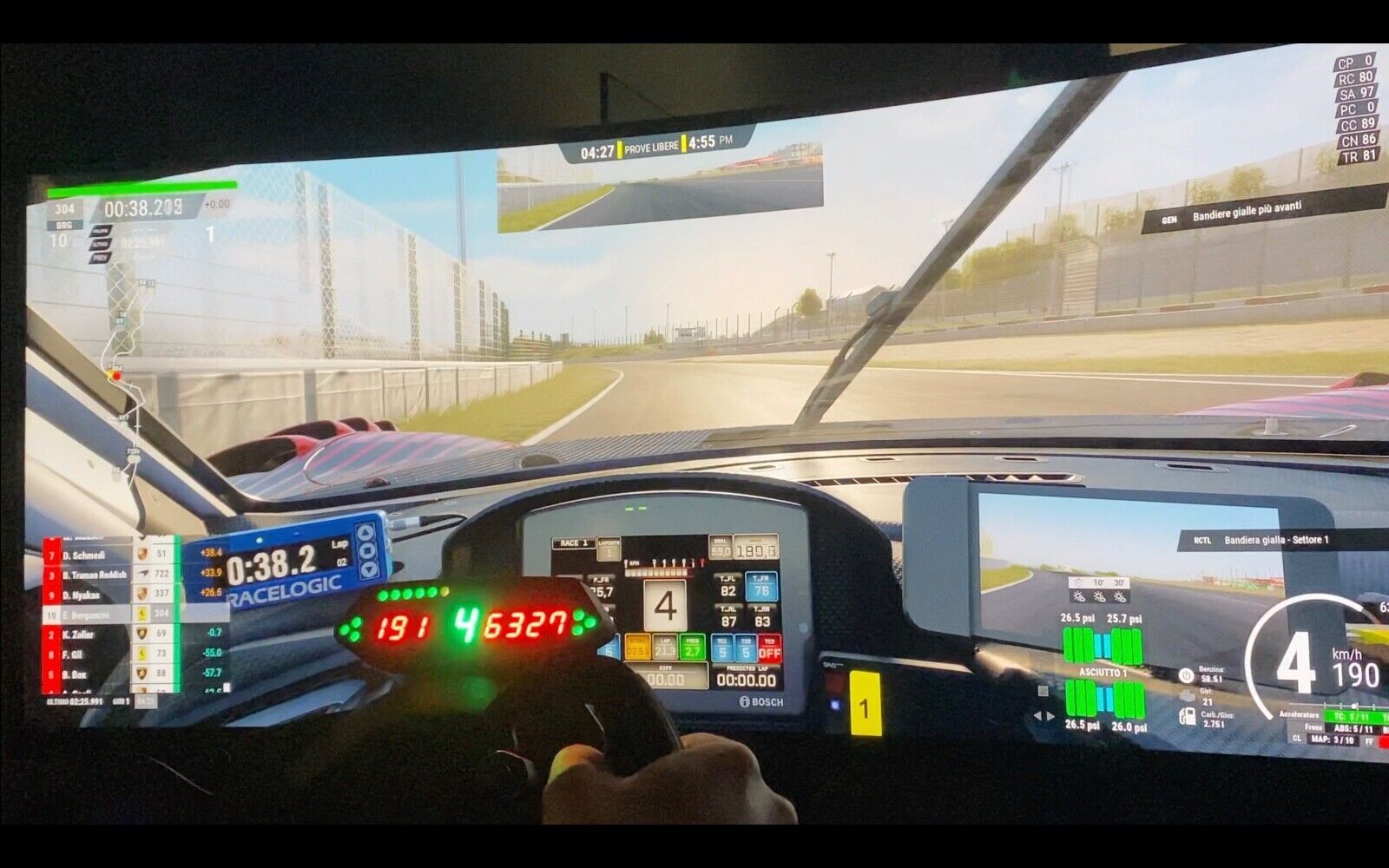 BRG Simracing Led Flag, Gear, Rpm And Speed Indicator