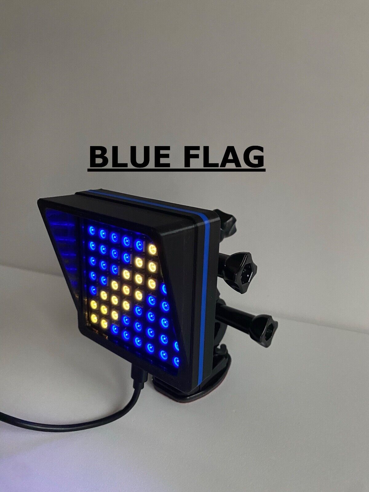 BRG Simracing Led Flag Indicator, 64 Led, Plug and Play